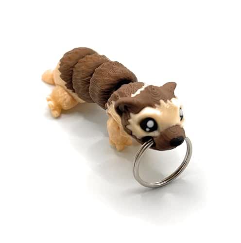 Amazon.com: Articulating 3D-Printed Animal Keychains In Color ...