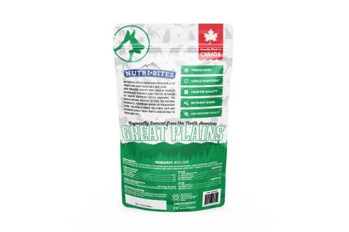Nutri Bites (Value Pack Beef Liver Pets Treats Freeze Dried Premium ...
