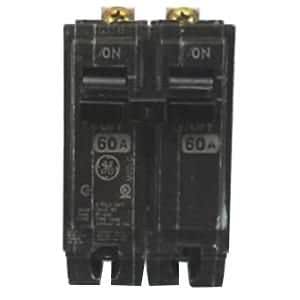 GE THQB2160 Bolt-On Mount Type THQB Miniature Circuit Breaker 2-Pole 60 ...