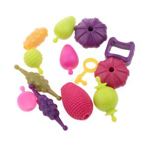 Jar of 240 Poppet Pop Beads Kid DIY Toy Jewelry Bangle Creative Crafts ...