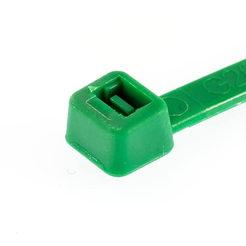 Gocableties Green Cable Ties, 200mm x 2.5mm, Bulk Pack of 1000, 8 ...
