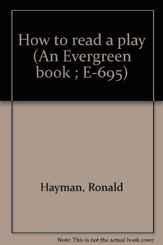 How to read a play (An Evergreen book ; E-695) : Amazon.in: Books