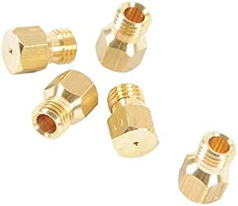 Amazon.com: Natural Gas Jet Set - 5 Burner Hob Injector Nozzle ...