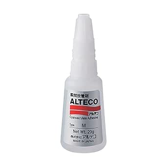 Amazon.co.jp: Alteco Industrial Chemical Resistant Instant Adhesive, M, 0.7 oz (20 g) (Low ...