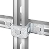 Amazon.com: (12 Pcs) 5 Hole Steel Electrogalvanized U Shaped Strut ...