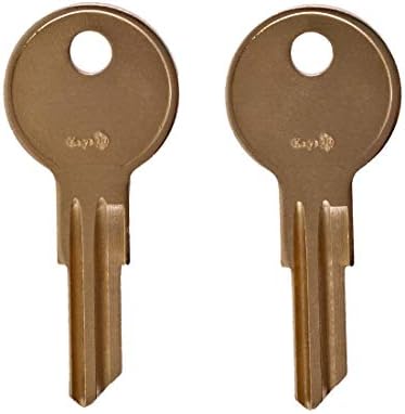 CH502 Pair of 2 Replacement Keys for Locks with CH502 Code Cut to Code ...