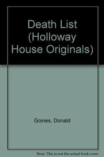 Amazon.com: Death List: 9780870671951: Goines, Donald: Books