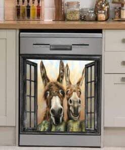 Amazon.com - Wenzzi Donkey Couple Kitchen Decor Dishwasher Cover ...