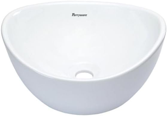 PARRYWARE VALLURE Series Table Top WASH BASIN (White) | 410x365x185mm ...