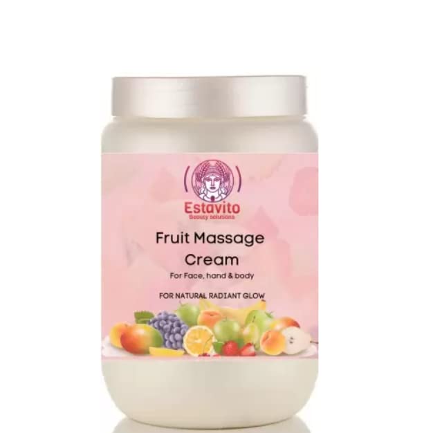ESTAVITO Fruit All Purpose Cream 800ml (For Body Massage | Face Massage ...