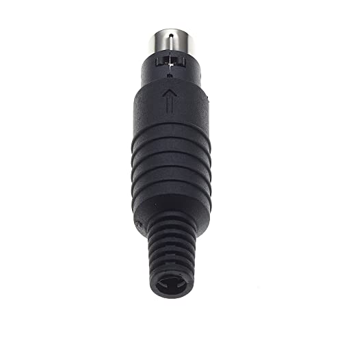 Keple 8 Pin Mini-DIN Plug – Male Adapter Socket Audio AV Connector ...