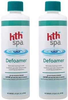 Amazon.com : HTH Spa 86216 Defoamer Spa and Hot Tub Clarifier, 16 fl oz ...