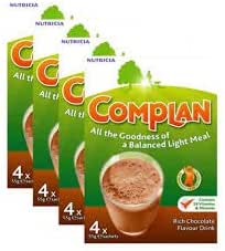 4 x Complan Rich Chocolate Flavour Drink 4 x 57g Sachets : Amazon.co.uk ...