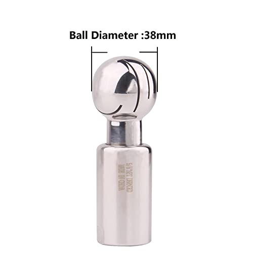 Snapklik.com : DERNORD Rotary Spray Ball NPT Female CIP Tank Cleaning ...