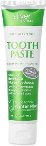 Amazon.com : Silver Biotics Tooth Paste | SilverSol Ag₄O₄ 20 ppm Nano ...