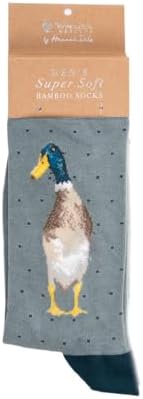 Wrendale Designs von Hannah Dale "Guard Duck" Herrensocken : Amazon.de ...