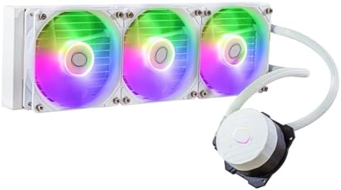 CiT Pro Glacier 360mm White ARGB CPU Liquid Cooler, AIO Cooler 360mm ...