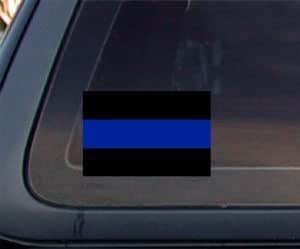 Amazon.com: 2 x Thin Blue Line Car Decal / Sticker