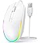 Amazon.com: seenda Wired Mouse - USB Computer Mice Wired with RGB ...