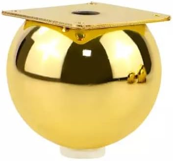 Zohra Hardware Pack of 4 Pcs Ball Shaped Heavy Metal Furniture Leg 14cm ...