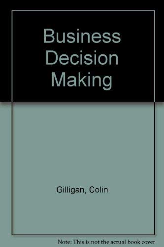 Amazon | Business Decision Making | Gilligan, Colin, Neale, Bill ...