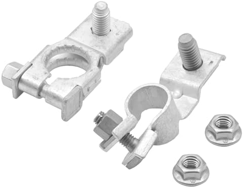 Amazon.com: HAOTOM Positive & Negative Battery Terminal Assembly w/Nut ...