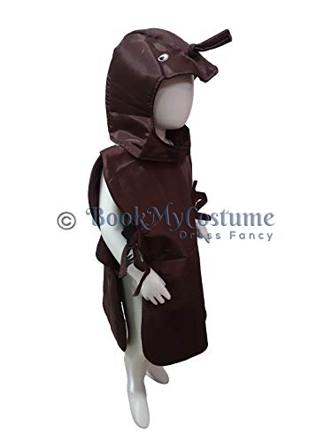 BookMyCostume Cockroach Home Animal Insect Kids Fancy Dress Costume 5-6 ...