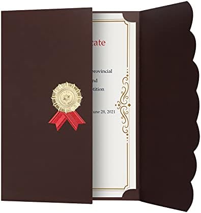 Amazon.com : 5Pack Tri Fold Certificate Holders Certificate Folders for ...