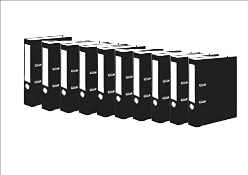 Q-Connect Lever Arch File A4 Black (10 Pack) KF20001 : Amazon.co.uk ...