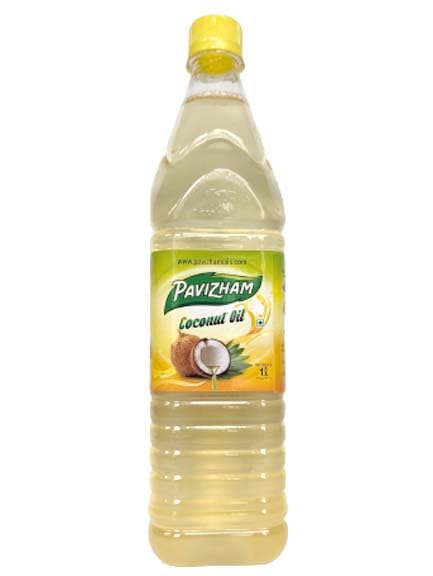Pavizham 1 Ltr Coconut Oil - (Bottle) : Amazon.in: Grocery & Gourmet Foods