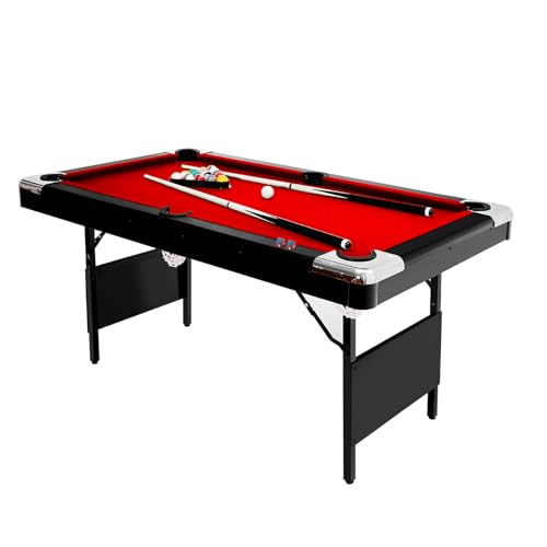 6FT Pool Table, Billiard Tables, Foldable Pool Table, Pool Table Set ...