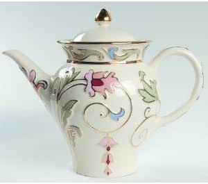 Amazon.com | LENOX GILDED GARDEN TEAPOT: Teapots