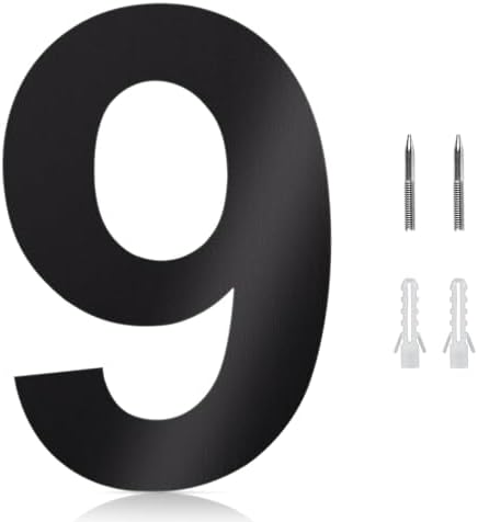8 Inch House Numbers, Stainless Steel Modern House House Numbers for ...