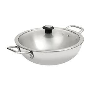 Stainless Steel Triply Kadai, Traditional Indian Cooking Vessel ...