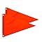 Amazon.com : AMZFLAG Orange Safety Flag Triangle 12x18 Inches, Vivid ...