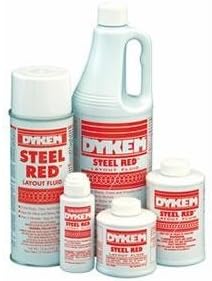 Amazon.com: Dykem 00960 Red Layout Fluid - 16 oz Aerosol Can - 80096 ...