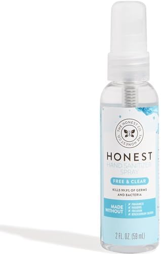 Amazon.com: The Honest Company Plant-Based Hand Sanitizer Spray | Kills ...