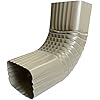 Amazon.com : Aluminum Downspout Gutter Elbow - 2x3 A 75 Degree, Made in ...