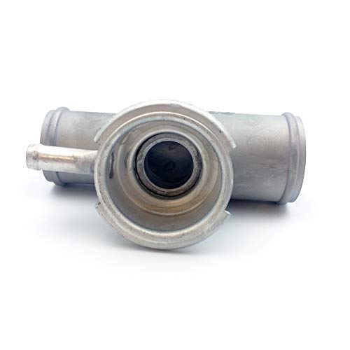 ZM Aluminum Upper Inline Radiator Hose Filler Adapter Neck 1 1/2" to 1 ...