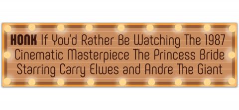 Amazon.com: Princess Bride Funny Bumper Sticker [00937] : Handmade Products