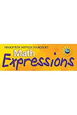 Amazon.com: Math Expressions: Student Activity Book (Softcover) Set ...