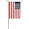 Amazon.com : Evergreen Oversized Metal Outdoor Flag Stand 7-Feet Tall ...