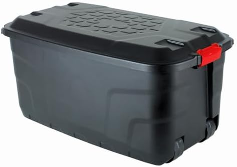 Strata Heavy Duty Large Storage Box with Lid, 190L, Lockable storage ...