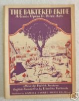 The Bartered Bride - A Comic Opera in Three Acts (Vocal Score): Bedrich ...