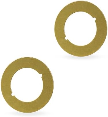 Amazon.com: MOSECYOU Door Knob Backing Plates Round Version, Satin ...