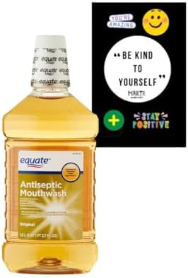Amazon.com: Equate Antiseptic Mouthwash, Original, 1.5 Liters, 50.7 fl ...