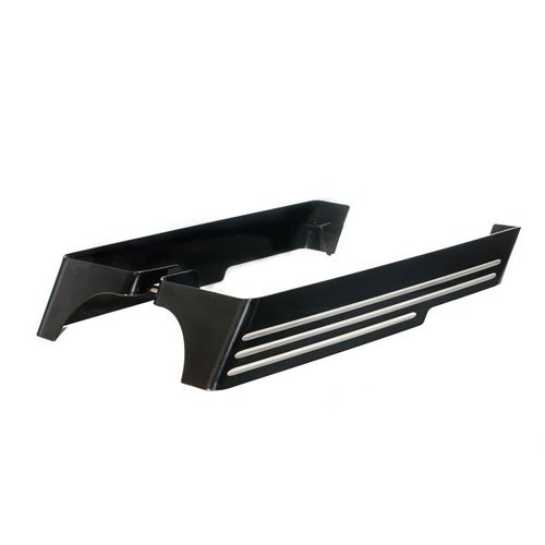 Buy CycleSmiths CS200B Dual Exhaust Saddlebag Extensions for Harley ...