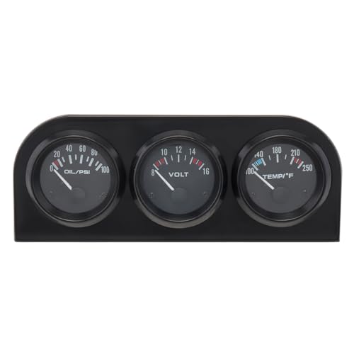 Snapklik.com : DriSentri 52mm 3 In 1 Car Auto Gauge Kit (Voltmeter ...
