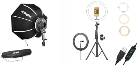DIGITEK® (DSBH-065) Portable 65cm Octa Soft Box Kit with S2 Type ...