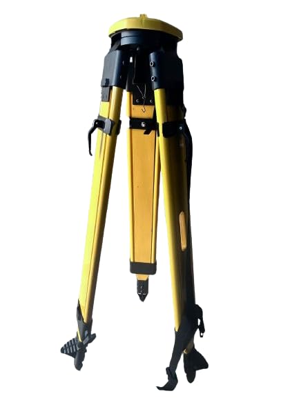 Wooden Telescope Tripod 1650mm Heavy Duty Survey Tripod Stand for Total ...